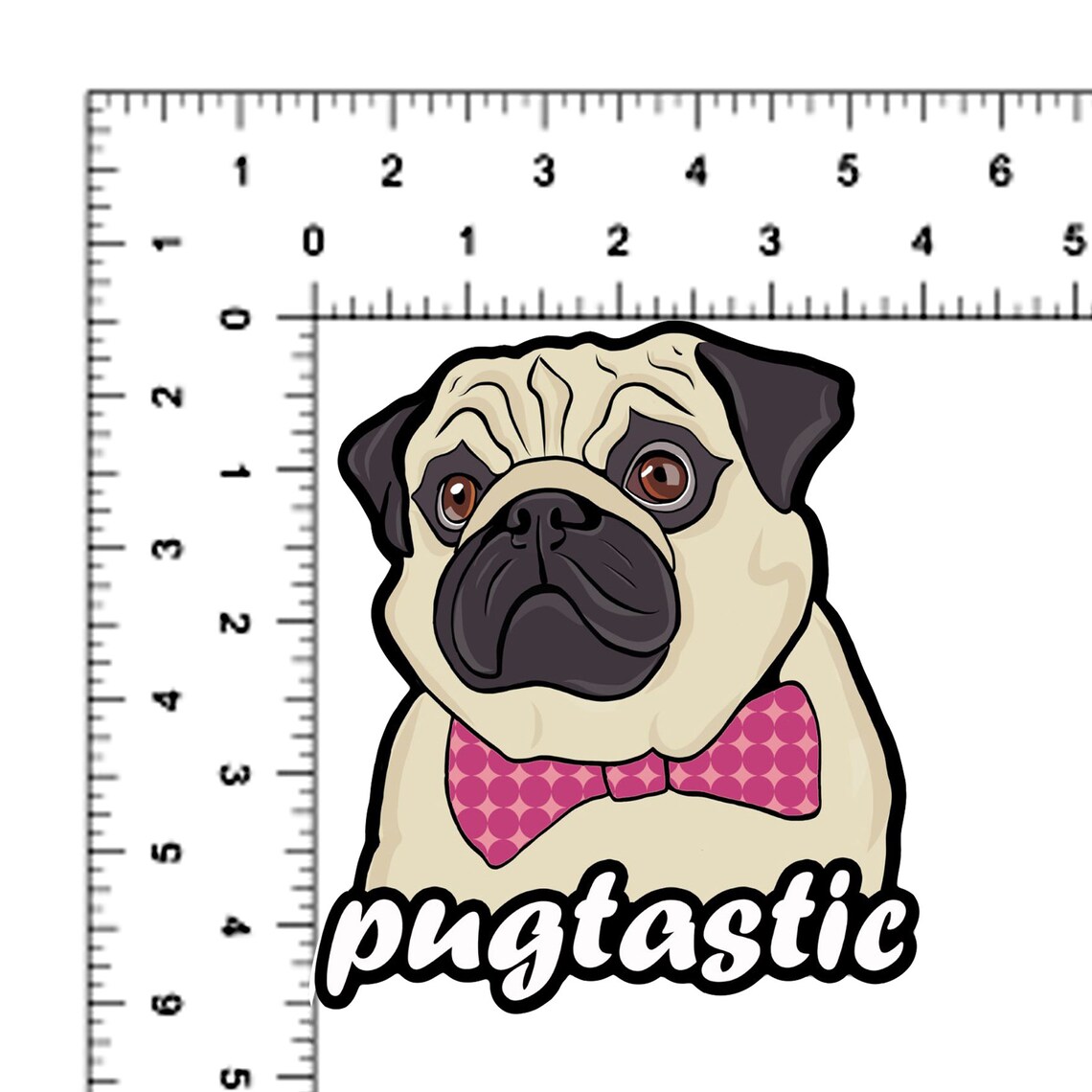 Pug Decal / Pug Stickers / Pug Gifts / Pug Laptop Sticker / - Etsy