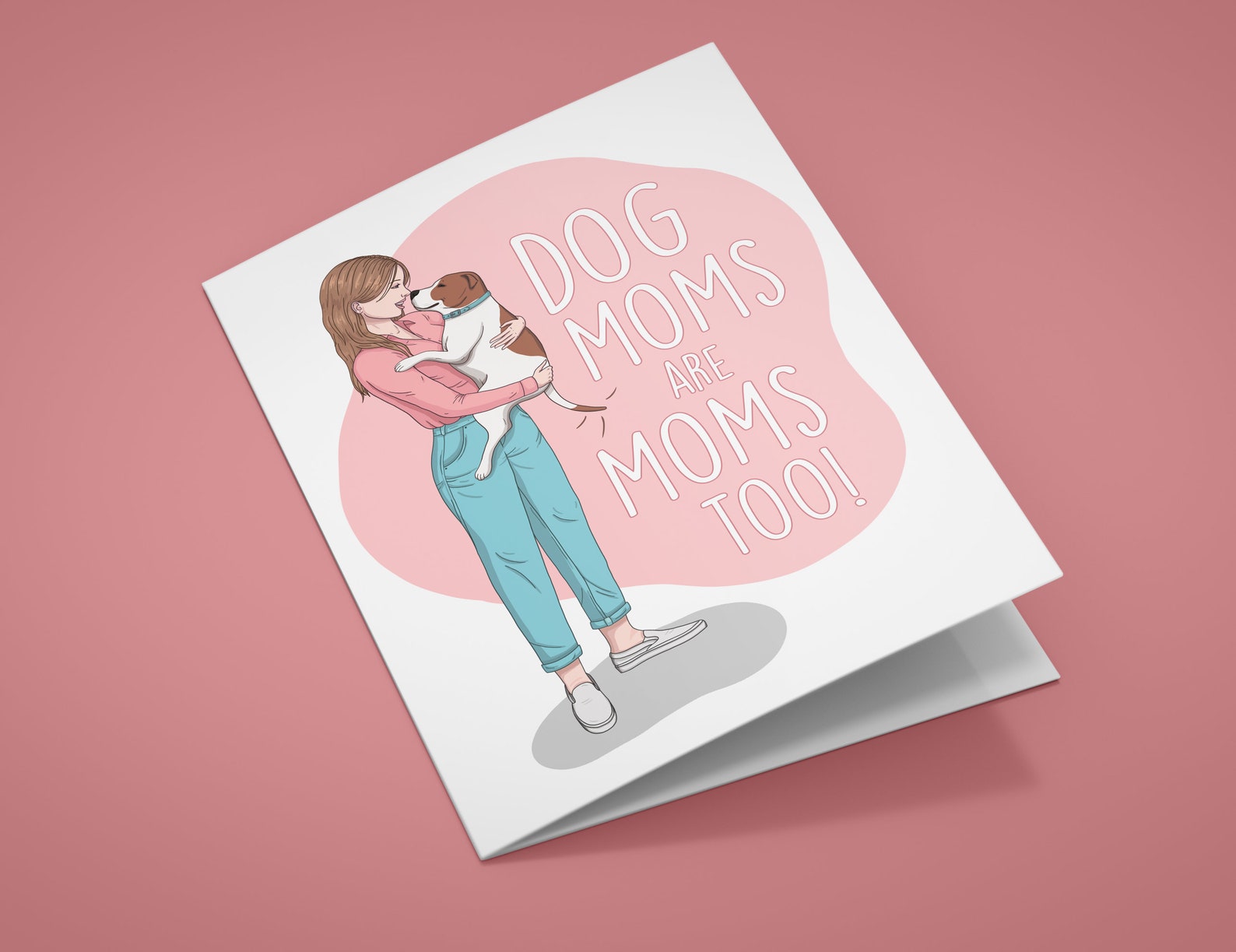 Dog Mom Card Mother's Day Dog Card Card From the Dog - Etsy