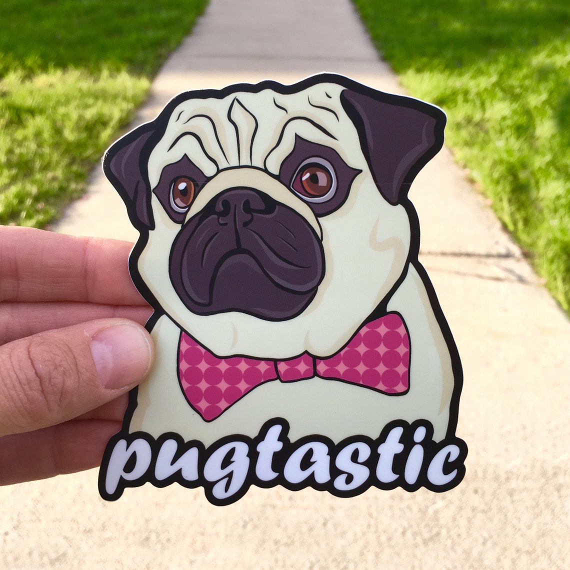 Pug Decal / Pug Stickers / Pug Gifts / Pug Laptop Sticker / - Etsy