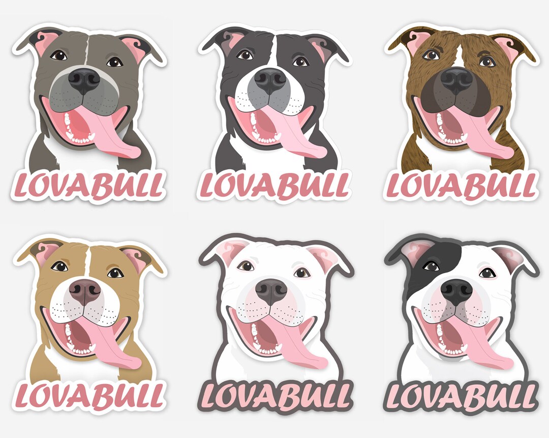 Pitbull Stickers / Pitbull Decals / Pit Bull Sticker / Pitbull / Pit ...
