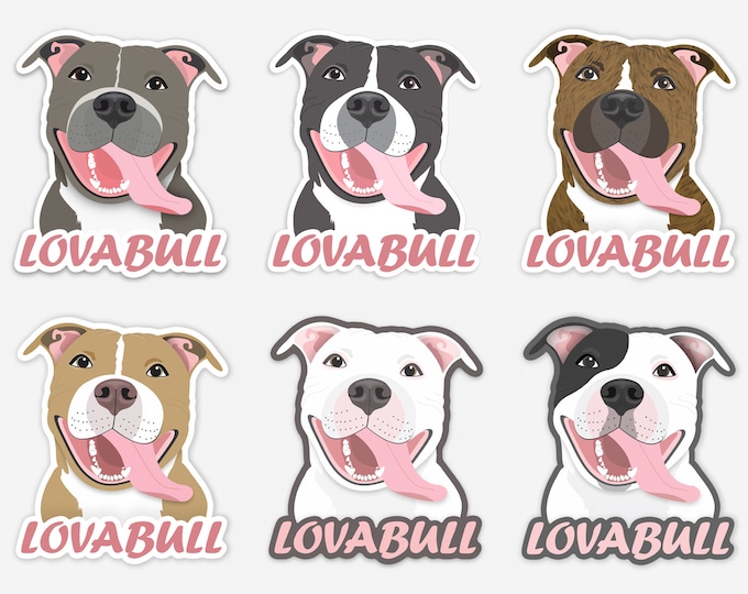 Pitbull Stickers / Pitbull Decals / Pit Bull Sticker / Pitbull / Pit ...
