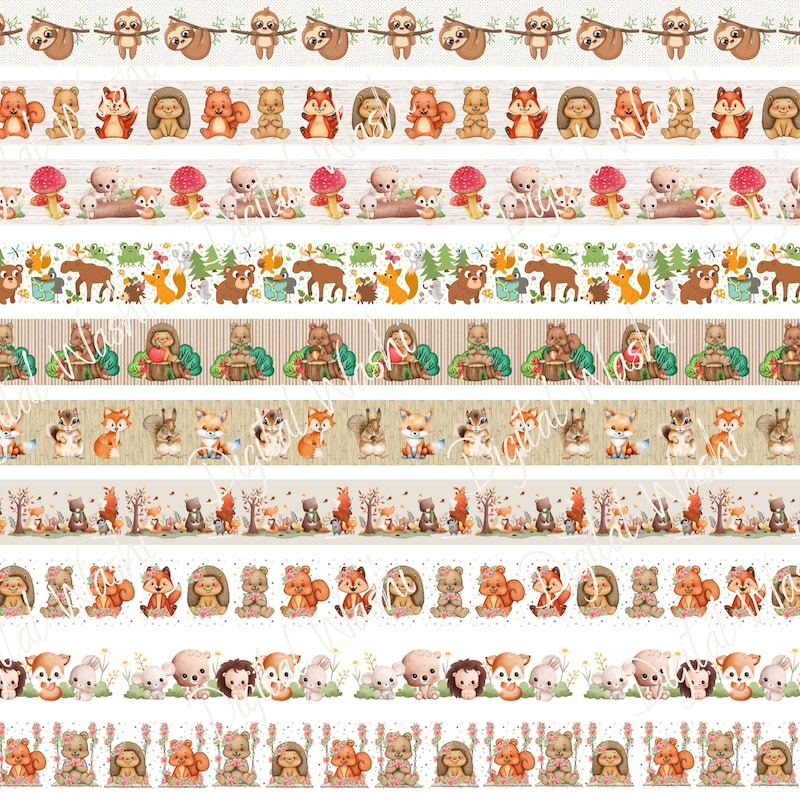 Squirrel Washi Tape - Etsy
