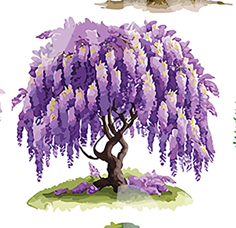 Trees Watercolor Style SVG, PNG - Etsy