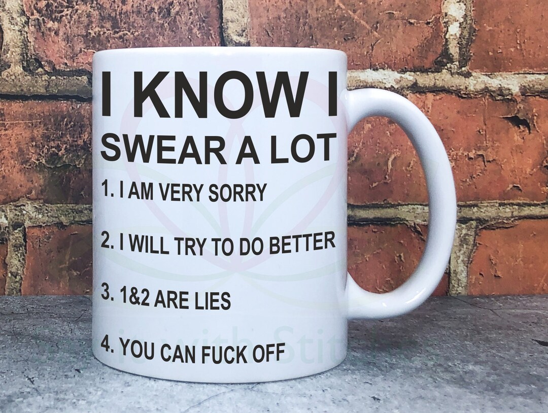 Adult Rude Sweary FCK OFF Funny Joke Coffee Mug Cup Personalised Secret ...