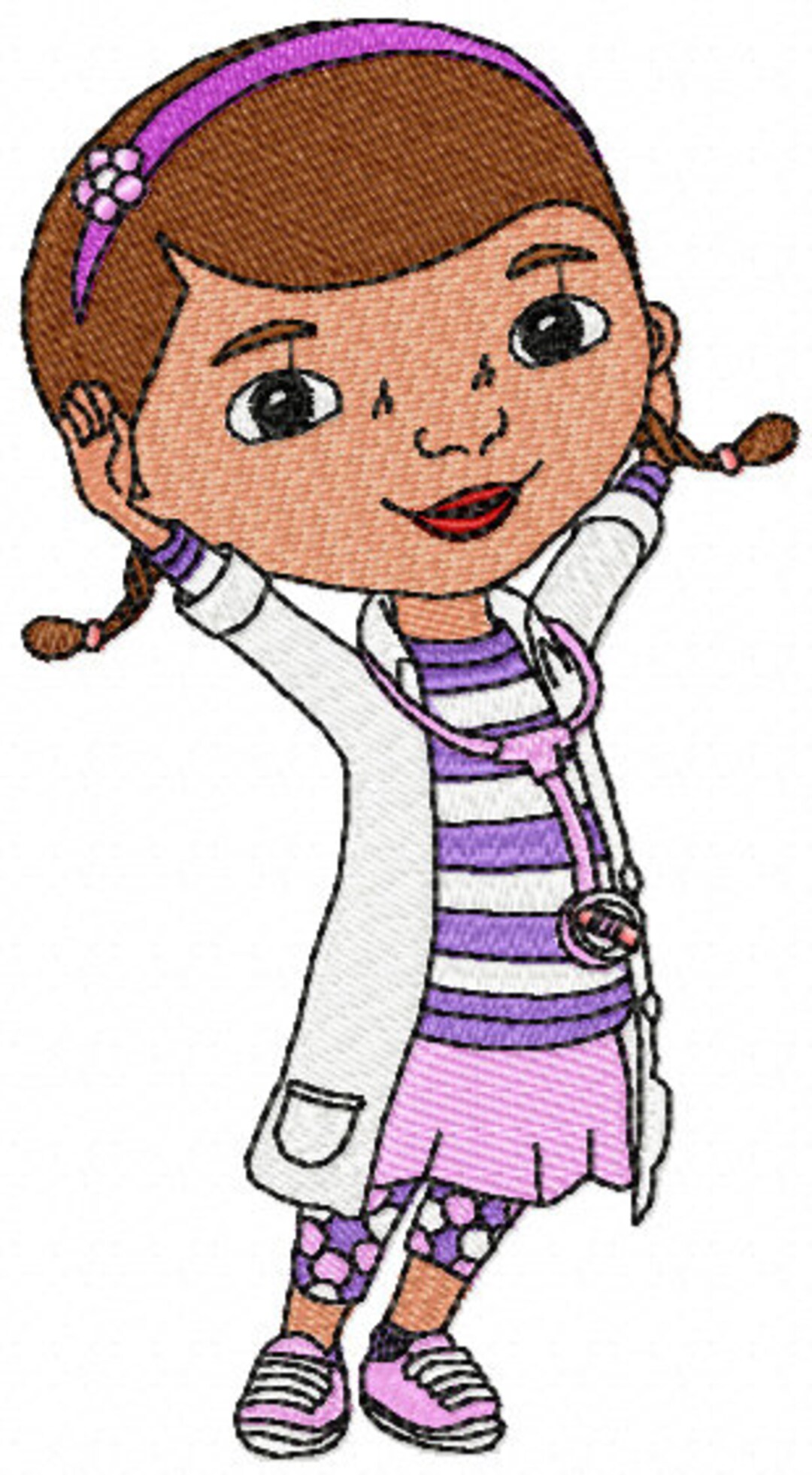 Doc Mcstuffins Dolly Doctor Digital Embroidery Design File for Brother ...