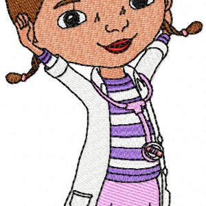 Doc Mcstuffins Dolly Doctor Digital Embroidery Design File for Brother ...