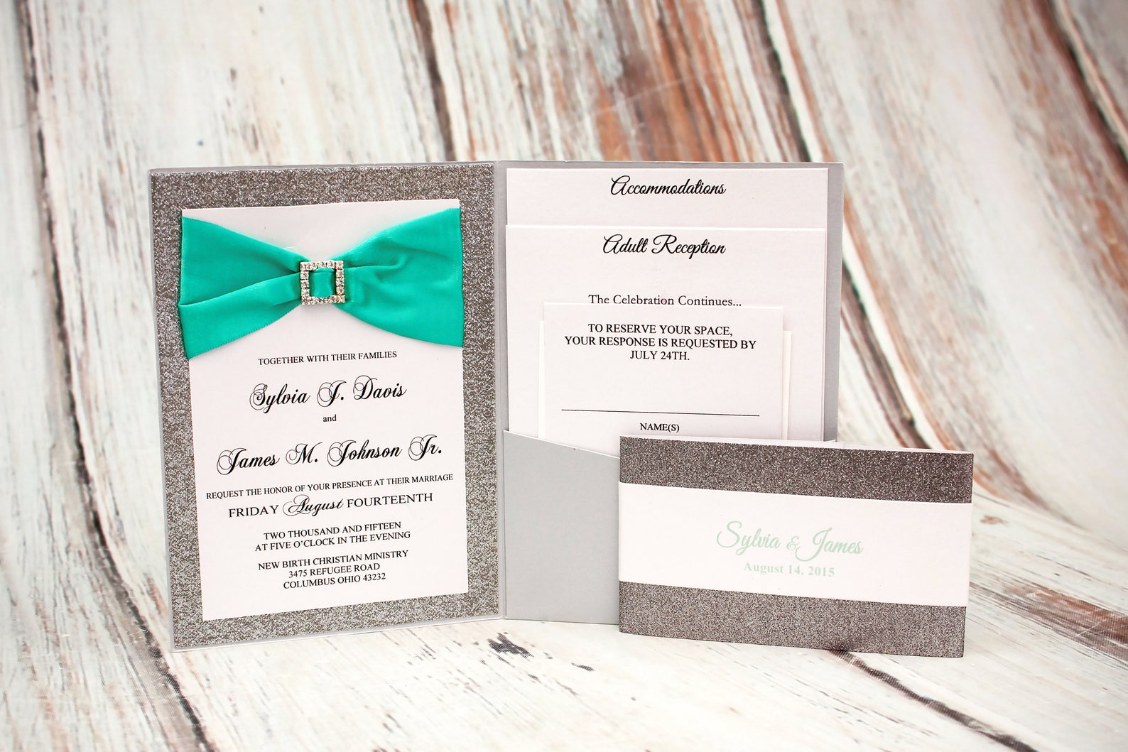 Pocket Fold Wedding Invitation - Etsy