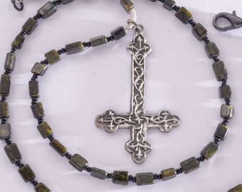 St Peter Cross Necklace - Etsy