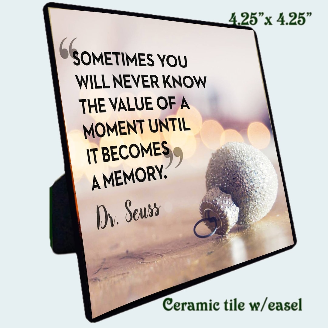 Ceramic Photo/quote Tiles Desktop Decoration Tiles Tabletop Decor Tiles ...