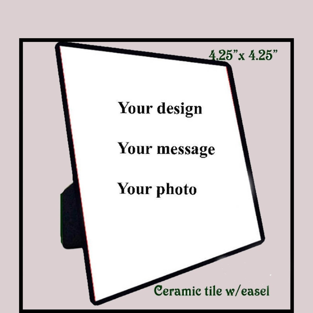 Ceramic Photo/quote Tiles Desktop Decoration Tiles Tabletop Decor Tiles ...