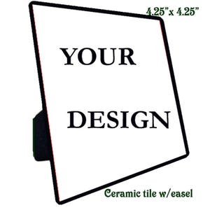 Ceramic Photo/quote Tiles Desktop Decoration Tiles Tabletop Decor Tiles ...