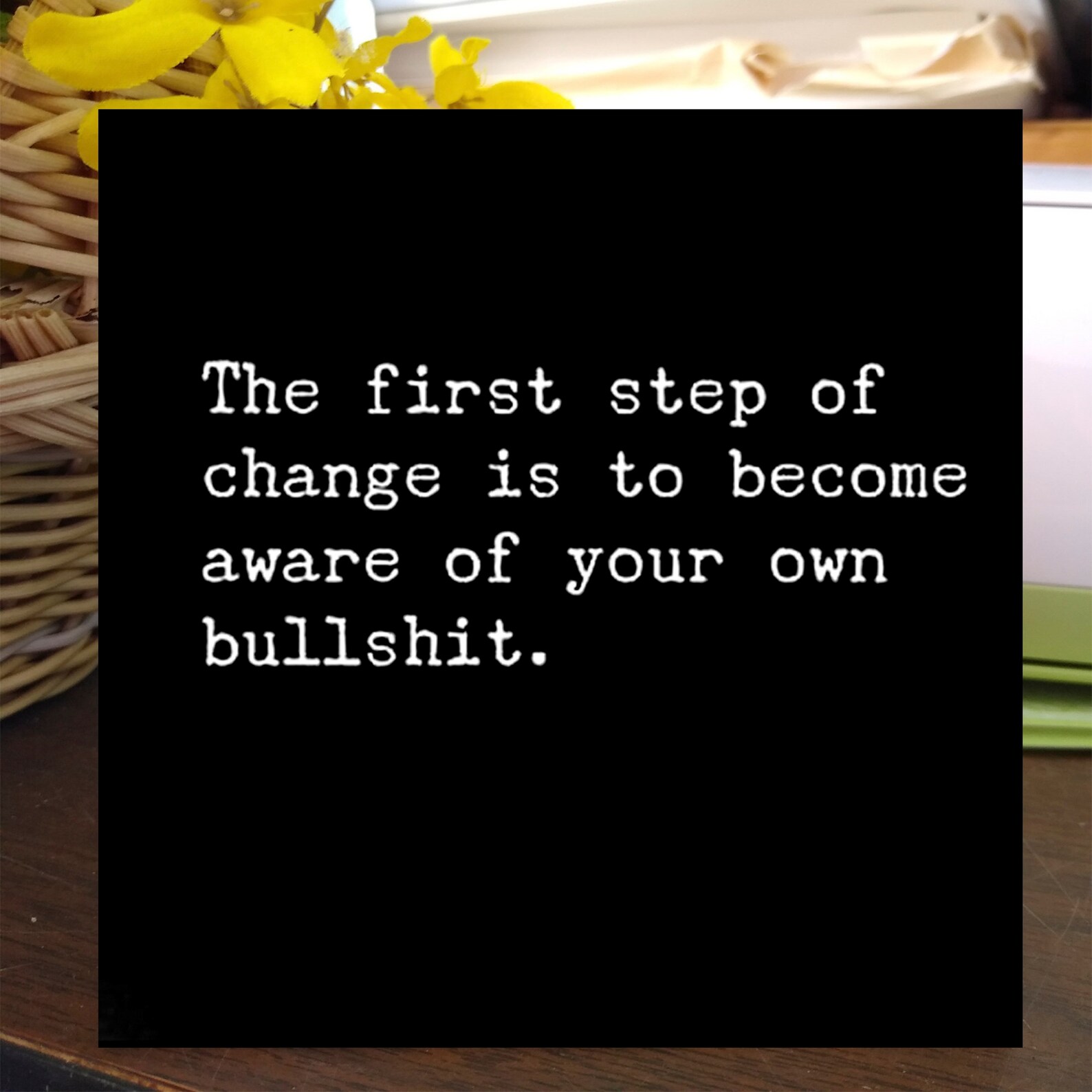 Ceramic Photo/quote Tiles Desktop Decoration Tiles | Etsy