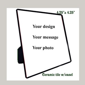 Ceramic Photo/quote Tiles Desktop Decoration Tiles Tabletop Decor Tiles ...