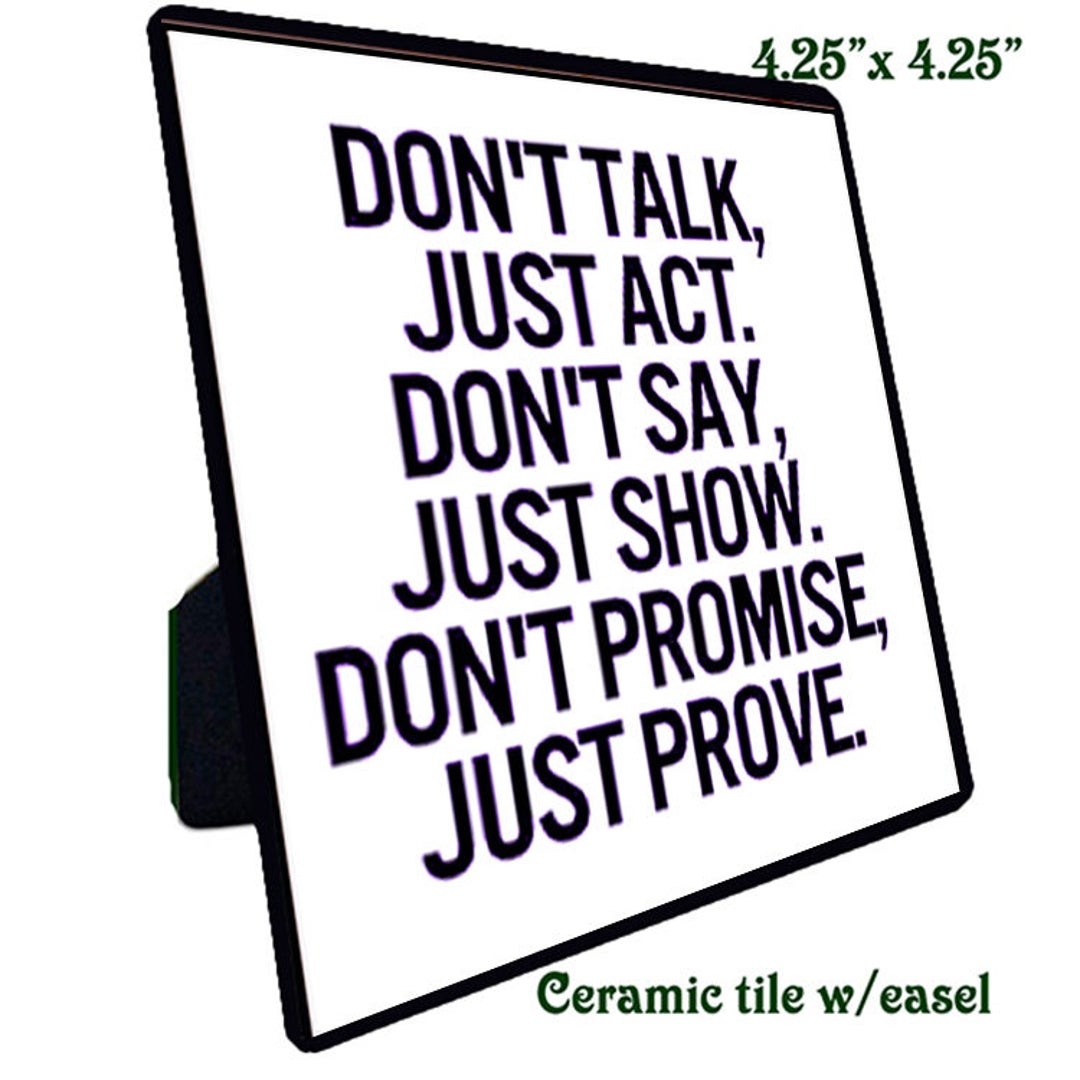 Ceramic Photo/quote Tiles Desktop Decoration Tiles Tabletop Decor Tiles ...