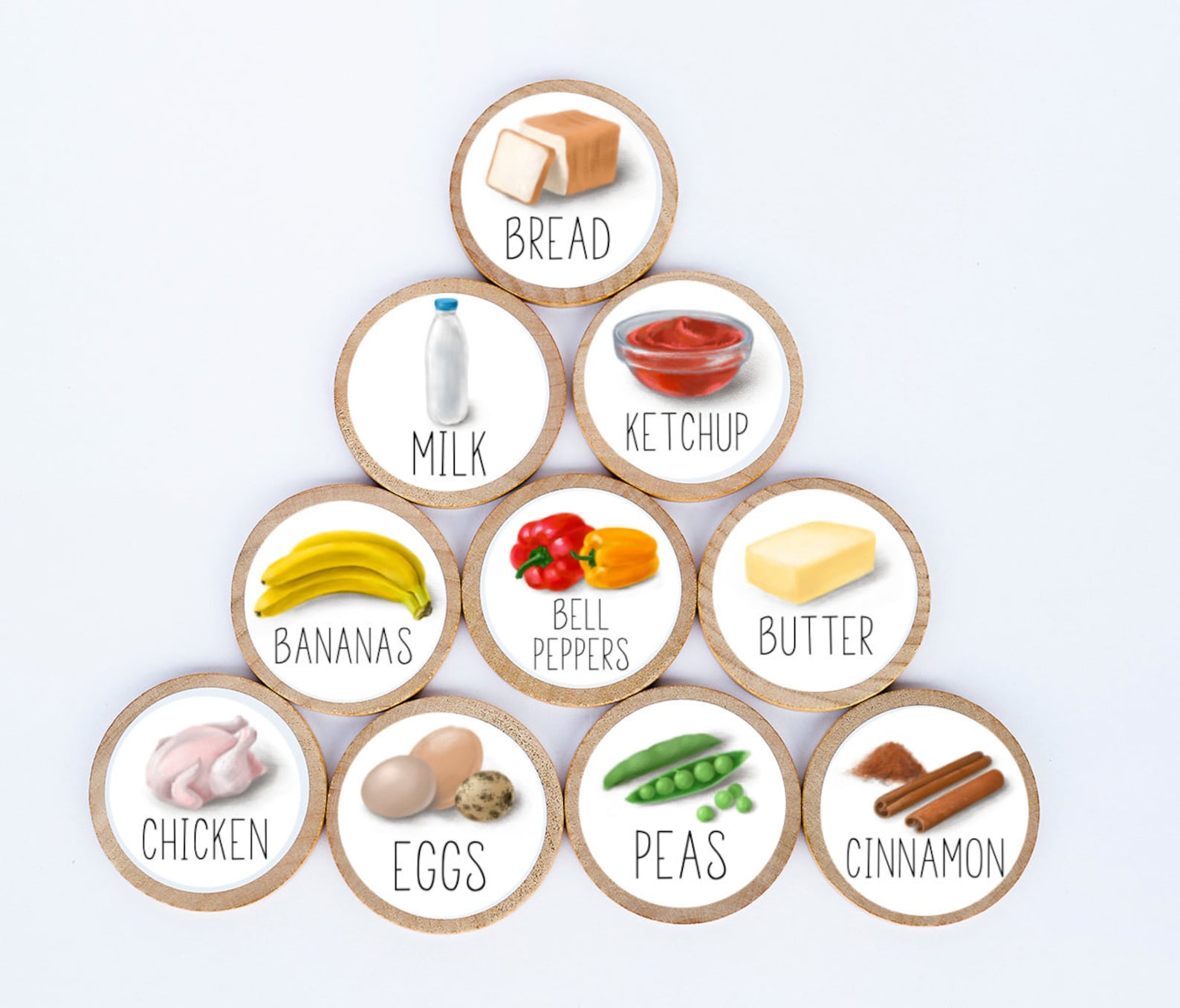 Grocery List Food Magnets/ You Pick / Food Magnets/ Grocery - Etsy