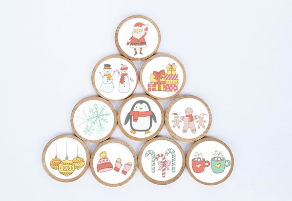 Christmas Nutcracker Magnet Set Set of 10 2 38 x 14 Inches Refrigerator ...