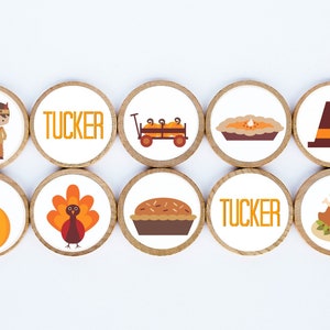 Personalized Thanksgiving Wood Matching Game / Personalized Gifts ...