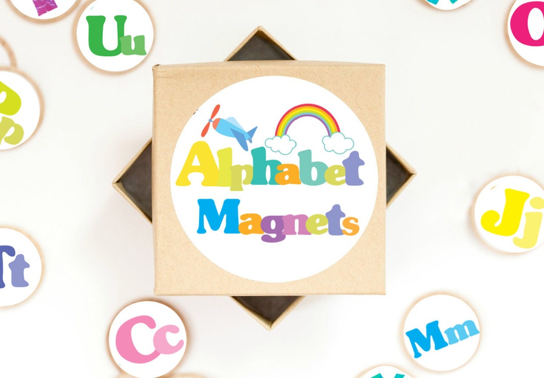 Uppercase & Lowercase Alphabet Magnets/ Refrigerator Magnets ...