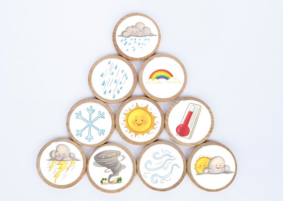 Weather Magnets/ Set of 10 / Classroom Magnets/ Teacher - Etsy