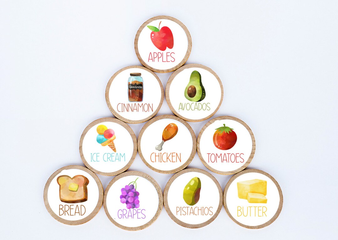 Grocery List Food Magnets/ You Pick! / Food Magnets/ Grocery List ...