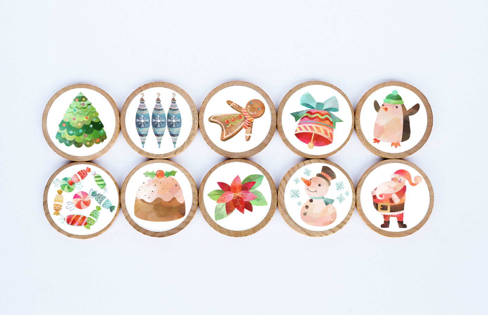 Christmas Nutcracker Magnet Set Set of 10 2 38 x 14 Inches Refrigerator ...