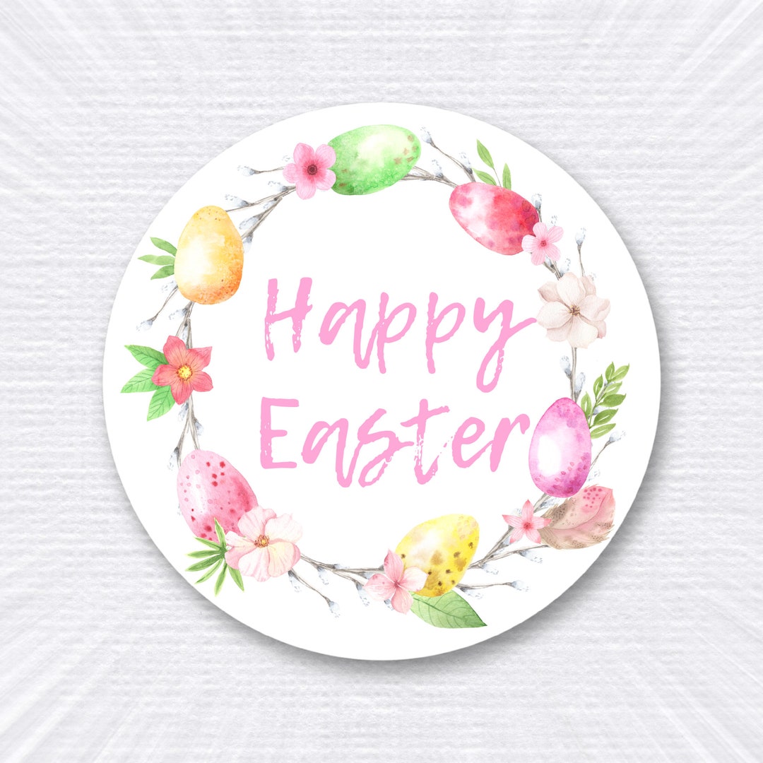 Personalized Easter Stickers or Labels / Easter Bunny Stickers/ Easter ...