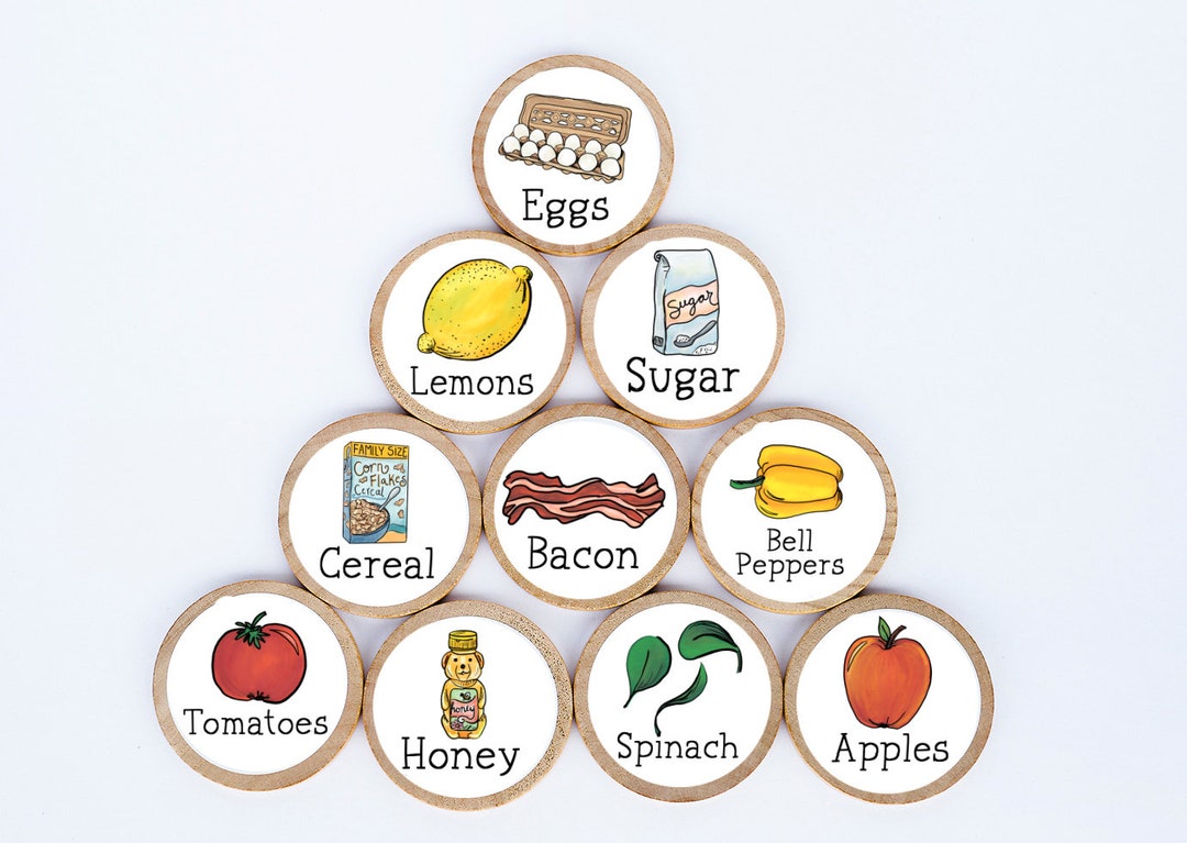 Grocery List Food Magnets/ You Pick! / Food Magnets/ Grocery List ...
