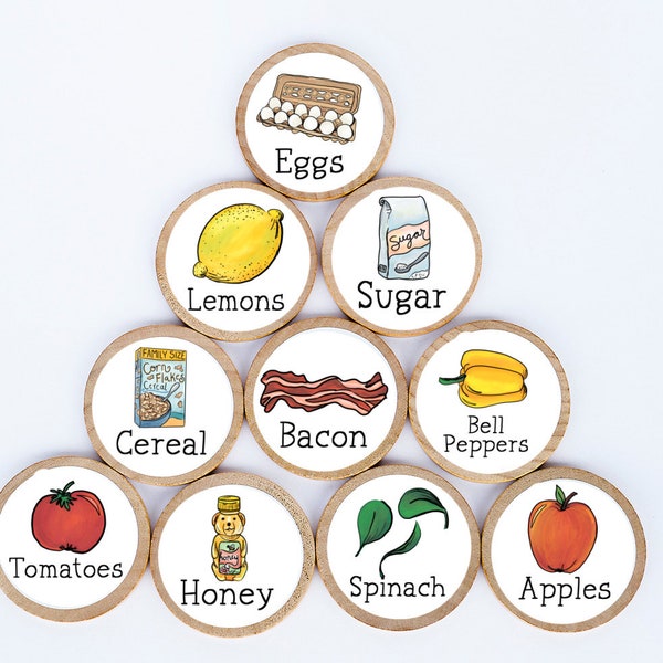 Grocery List Magnets - Etsy