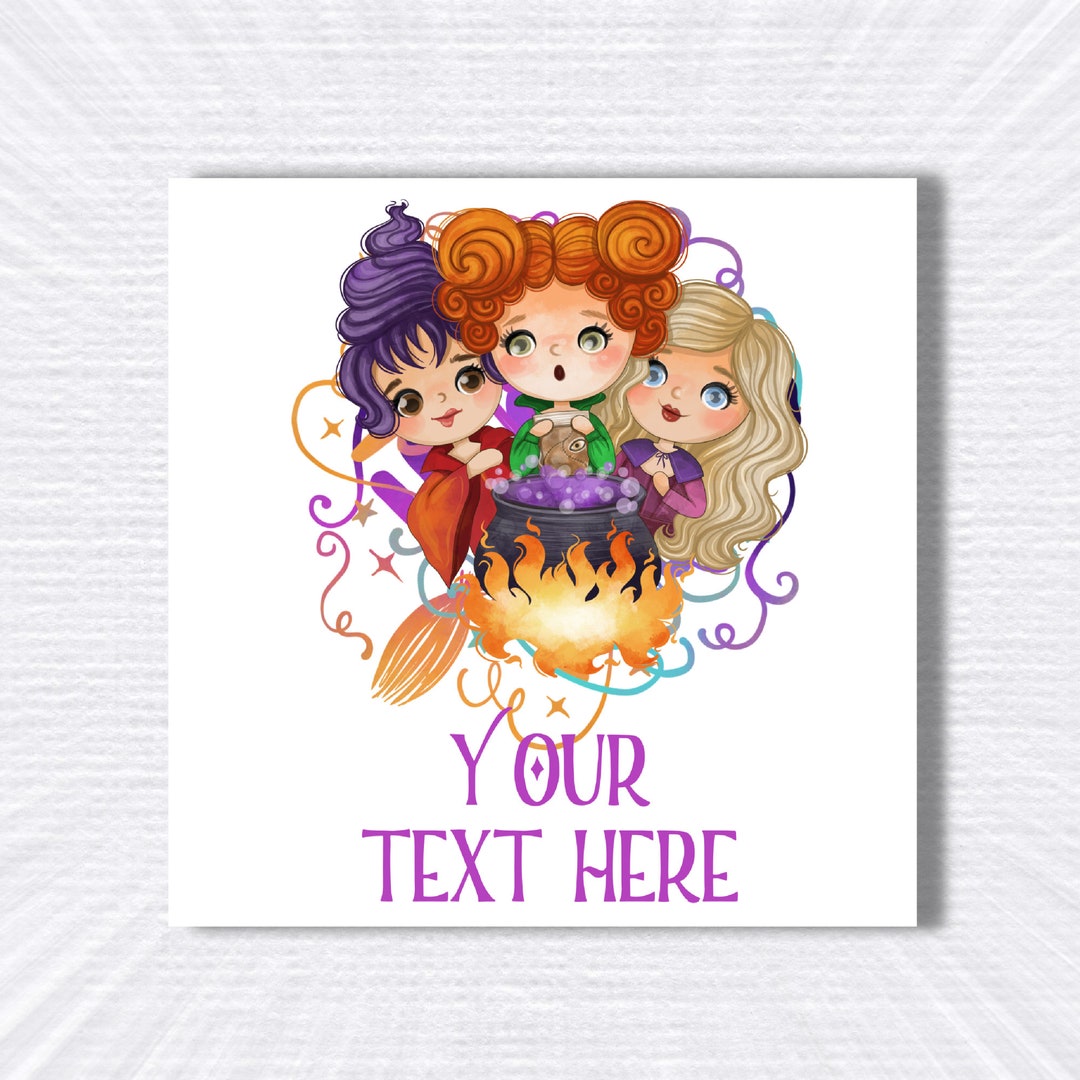 Personalized Halloween Stickers or Labels / Hocus Pocus Favor Labels ...