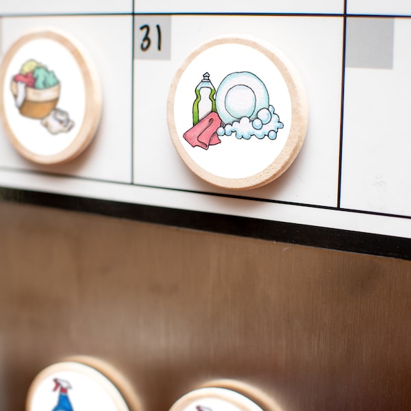 Magnetic Chore Chart - Etsy