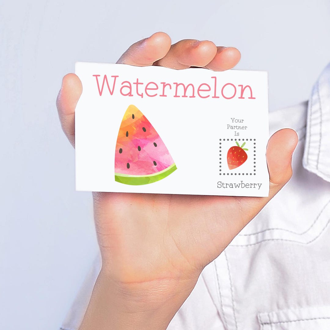 Food Pairing Cards: Classroom Partner Game (printable PDF) - Etsy