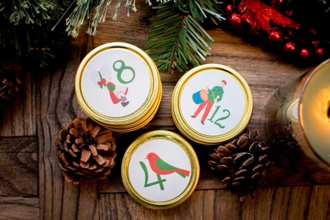 12 Days of Christmas Magnetic Advent Calendar / Christmas / Christmas ...