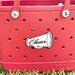 Cheer Megaphone Cheerleading Bag Charm, Water Resistant Bogg Bag ...