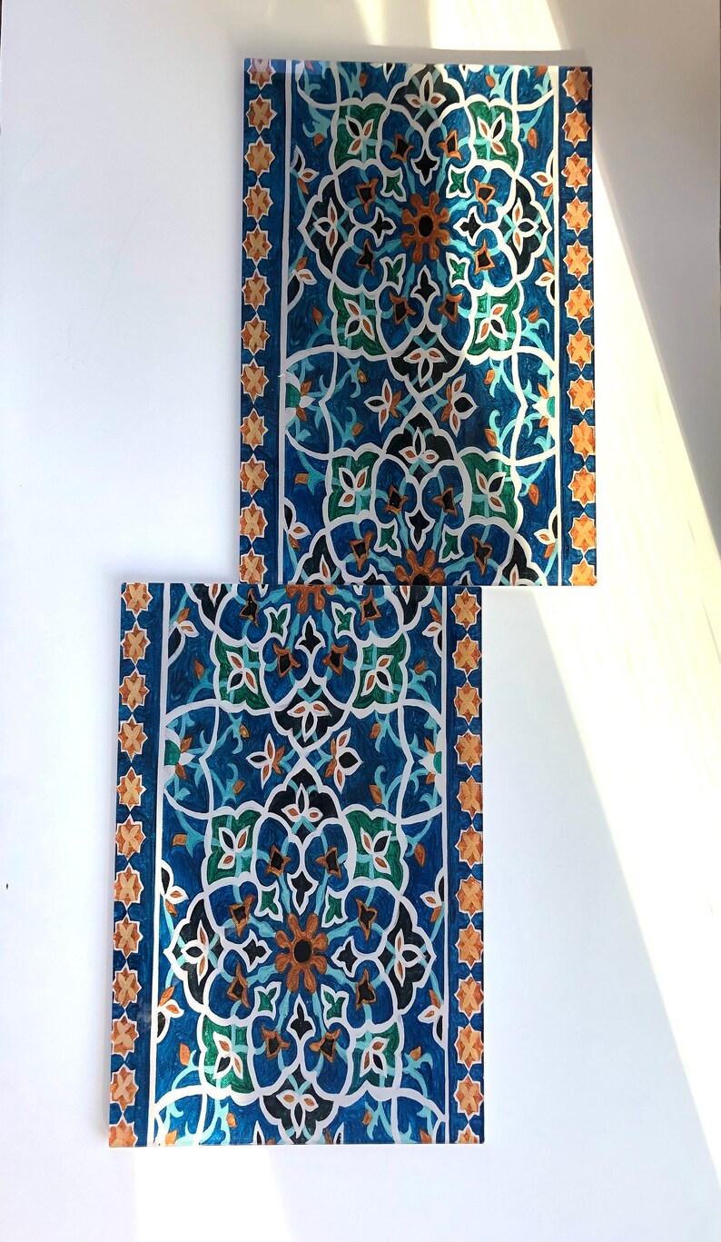 Acrylic Print, Turkish Tile Design - Etsy