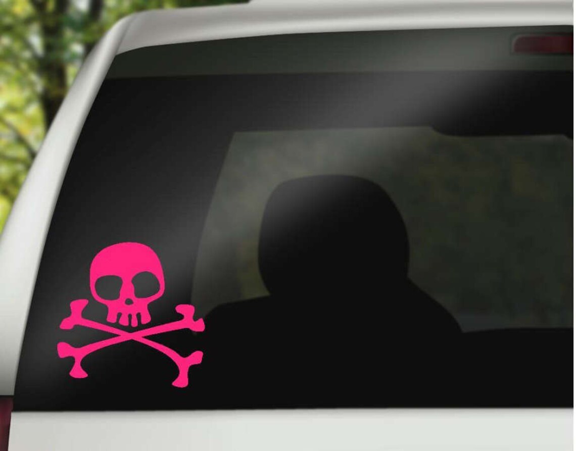 Skull and Crossbones Decal - Etsy