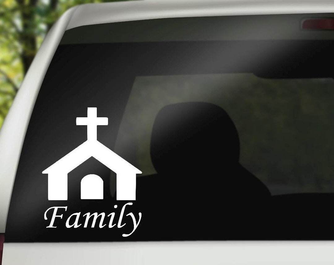 Church Family Decal/7 Decals to Choose From - Etsy