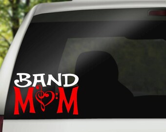 Band Mom Vinyl Decal / Band Decal / Car Decal / Personalized - Etsy