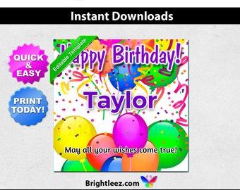 Happy Birthday Door Signs - Etsy