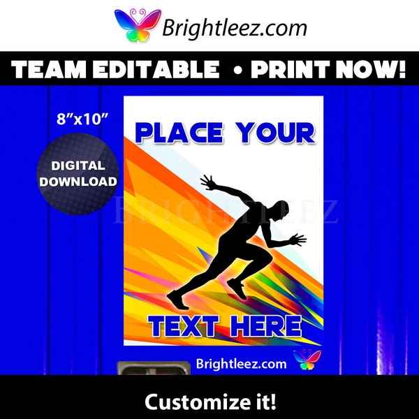 Cross Country Locker Signs - Etsy