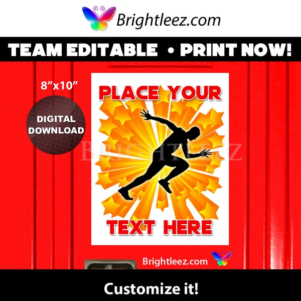 Cross Country Locker Signs - Etsy