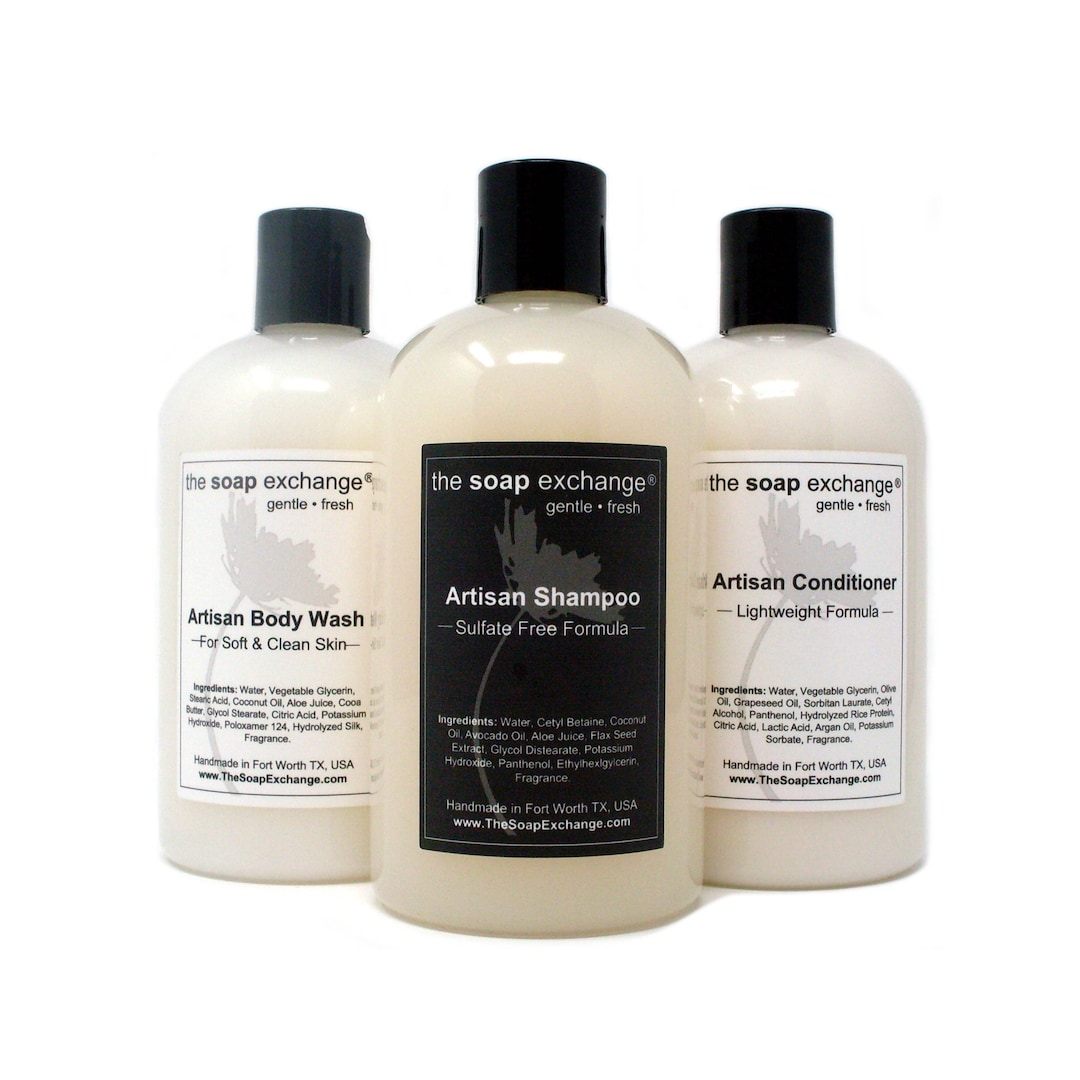 Shower Gift Set 3 Pc, Bath Set, Shampoo, Conditioner, Body Wash, Beauty ...