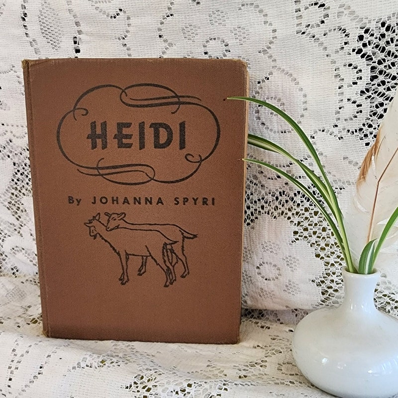 Vintage Heidi Book - Etsy