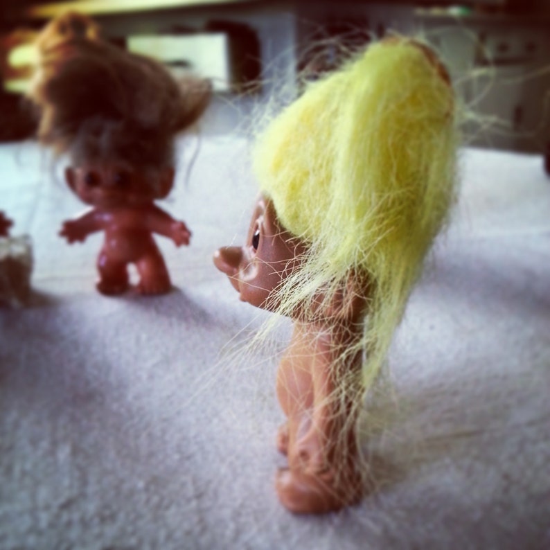 Authentic 1964 Dam Troll Dolls Sixties Troll toy 60s Original | Etsy