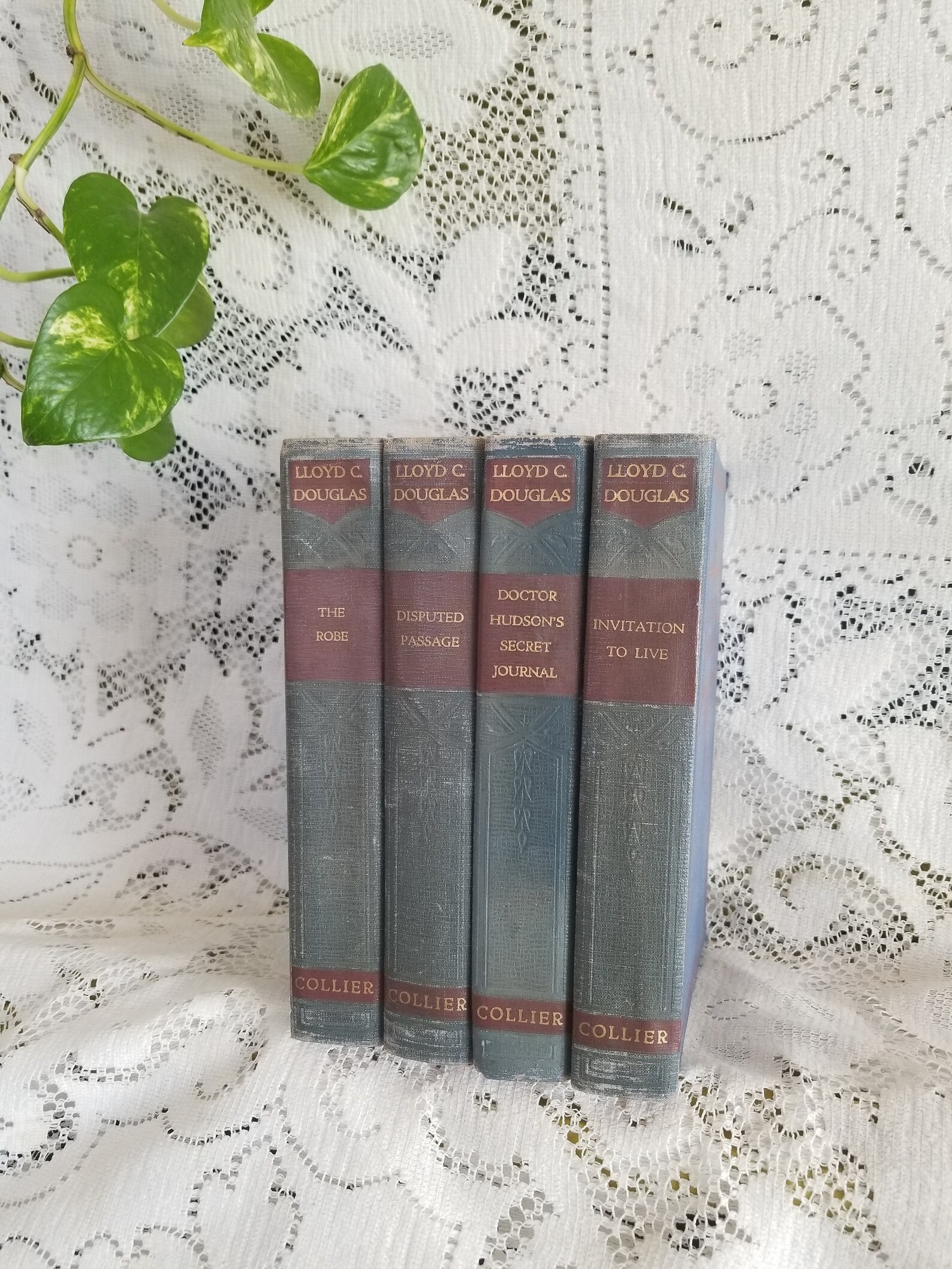 Vintage 1930s Novels by Lloyd Douglas Stacked Matching Books - Etsy