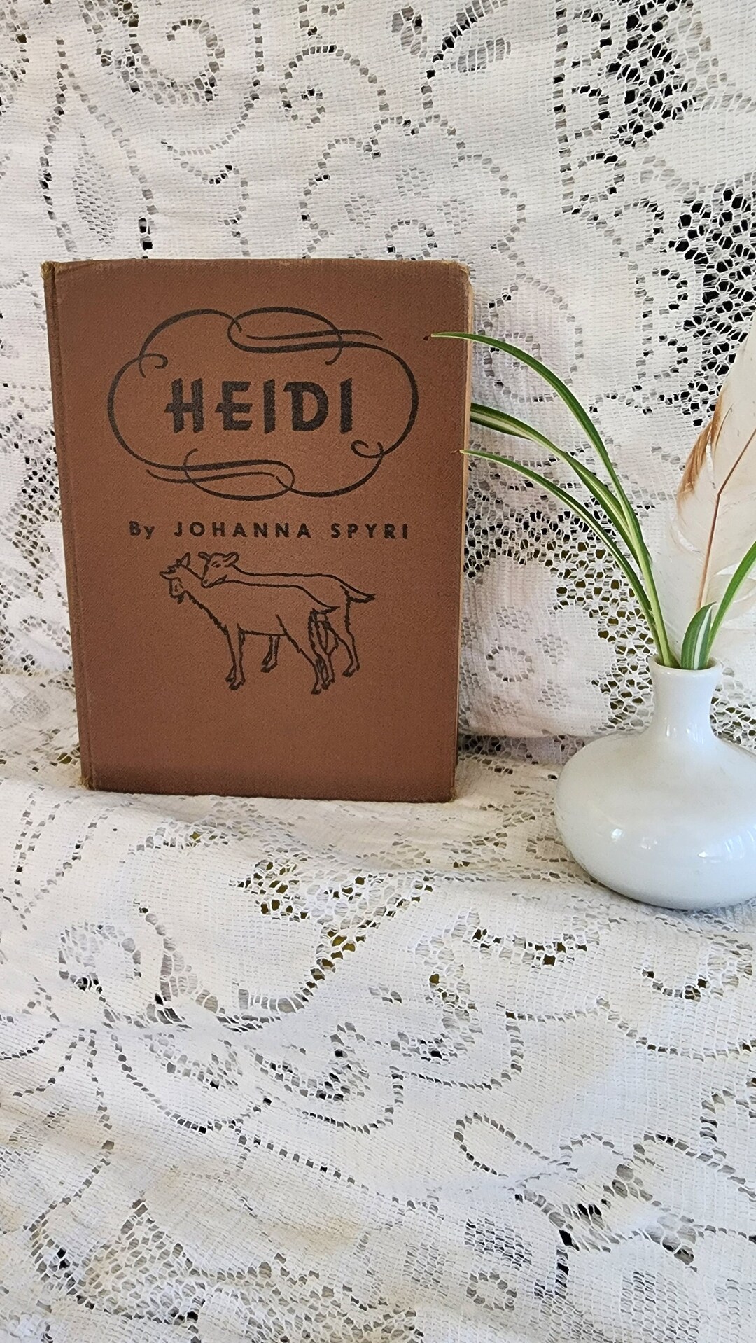 Vintage 1940s Heidi Book by Johanna Spyri, Classic Swiss/german ...