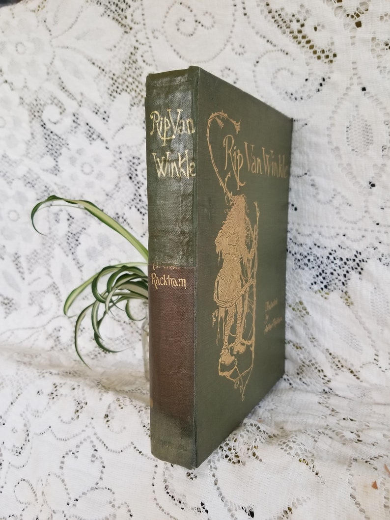 Antique Arthur Rackham Fairy Tale Book Rip Van Winkle by - Etsy