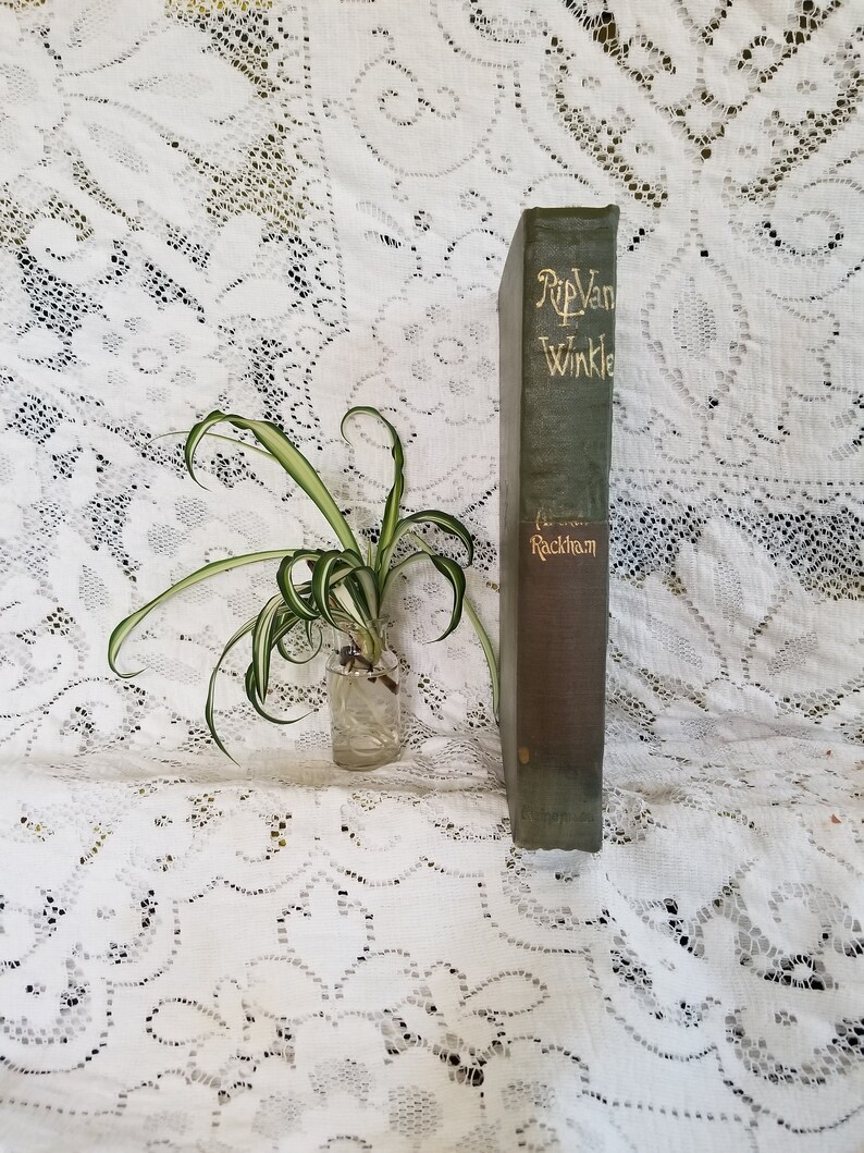Antique Arthur Rackham Fairy Tale Book Rip Van Winkle by - Etsy