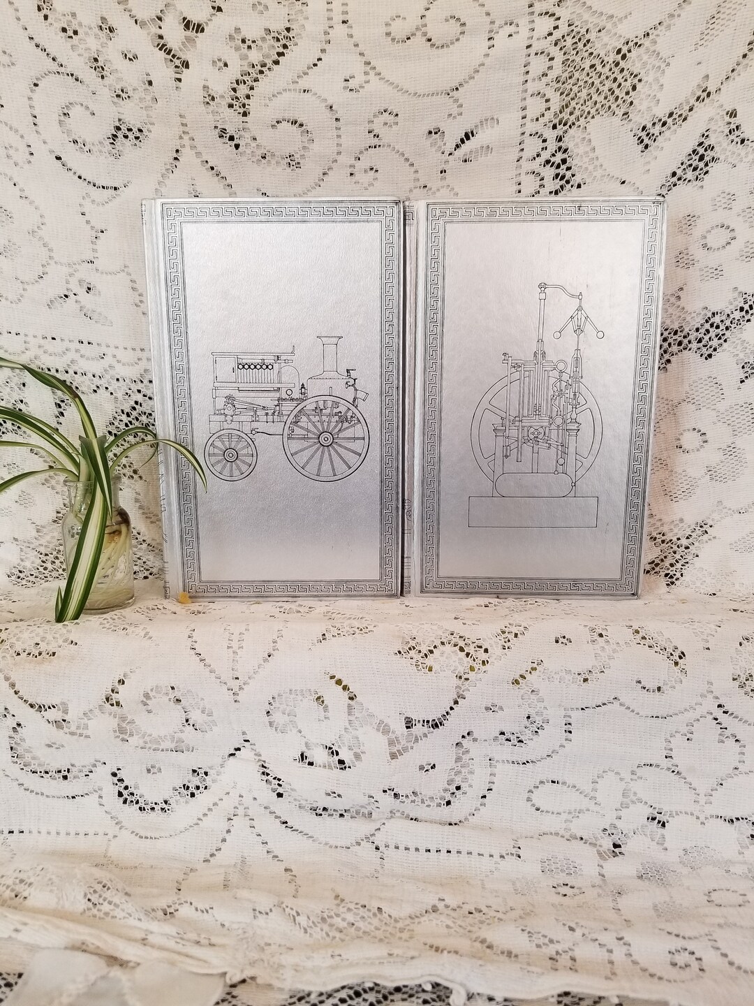 Set of How Things Work Books Volume I & II, Silver Vintage Hardcover ...