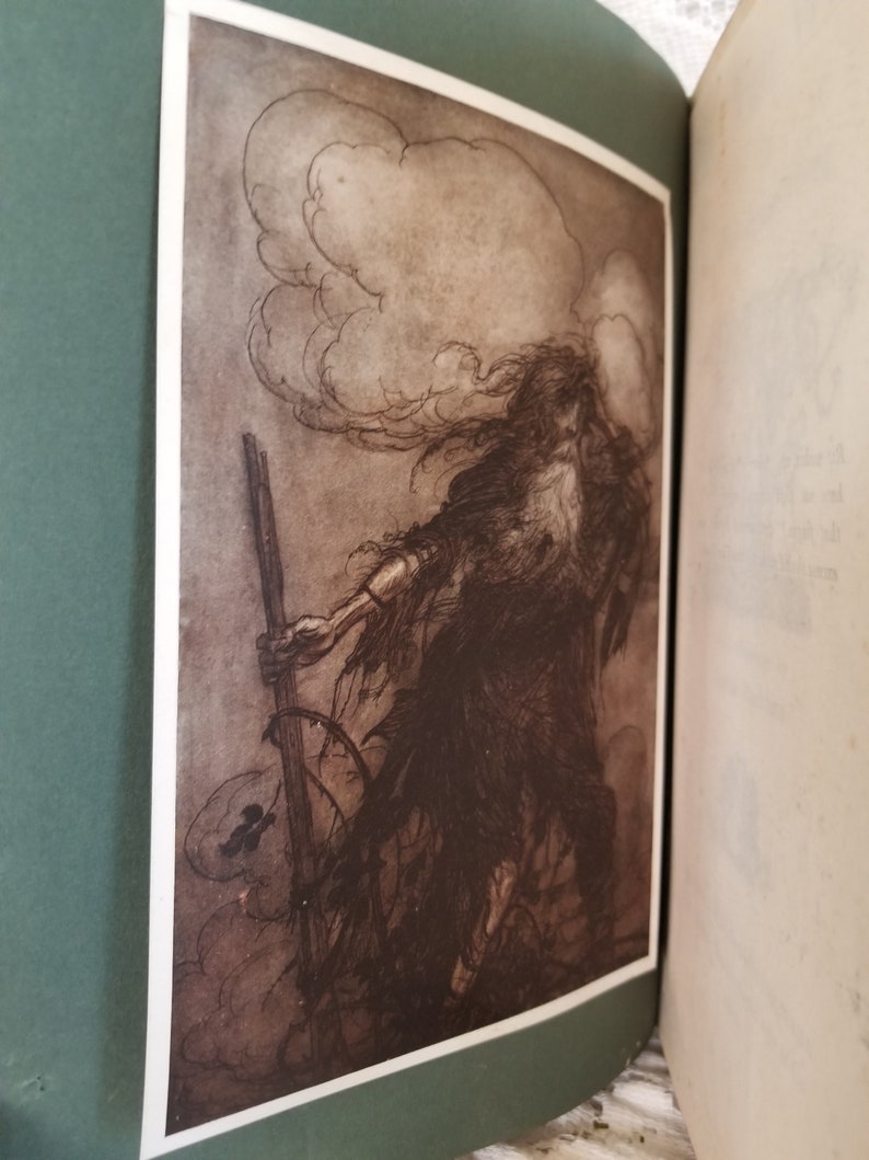 Antique Arthur Rackham Fairy Tale Book Rip Van Winkle by - Etsy