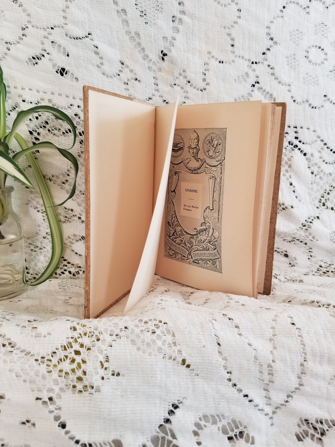 Antique Undine Fairy Tale Book by De La Motte Fouque Germanic - Etsy